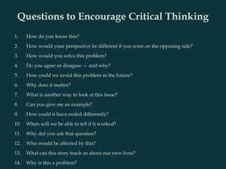 Critical-Thinking - an introduction to communication | PPTX