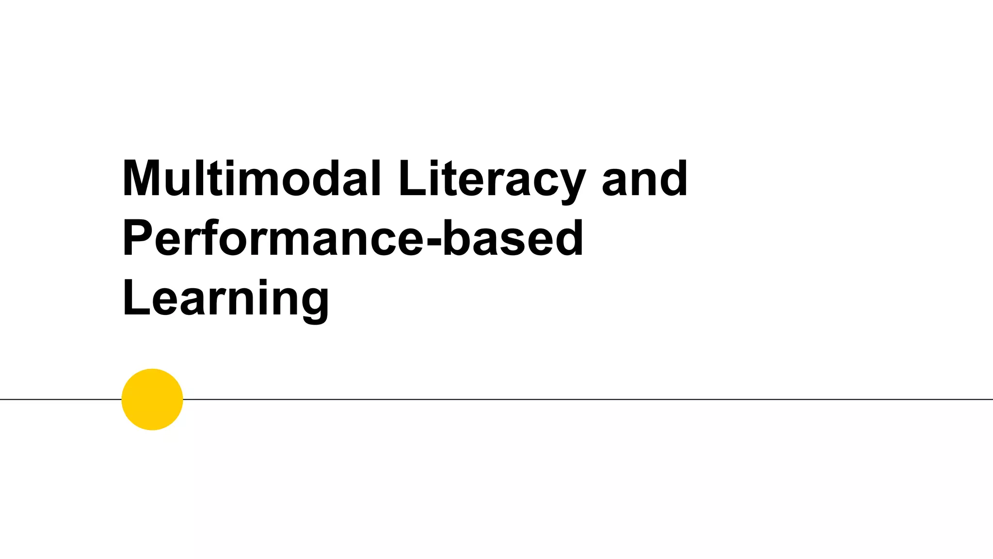 Critical thinking and Multimodal Literacy | PPT