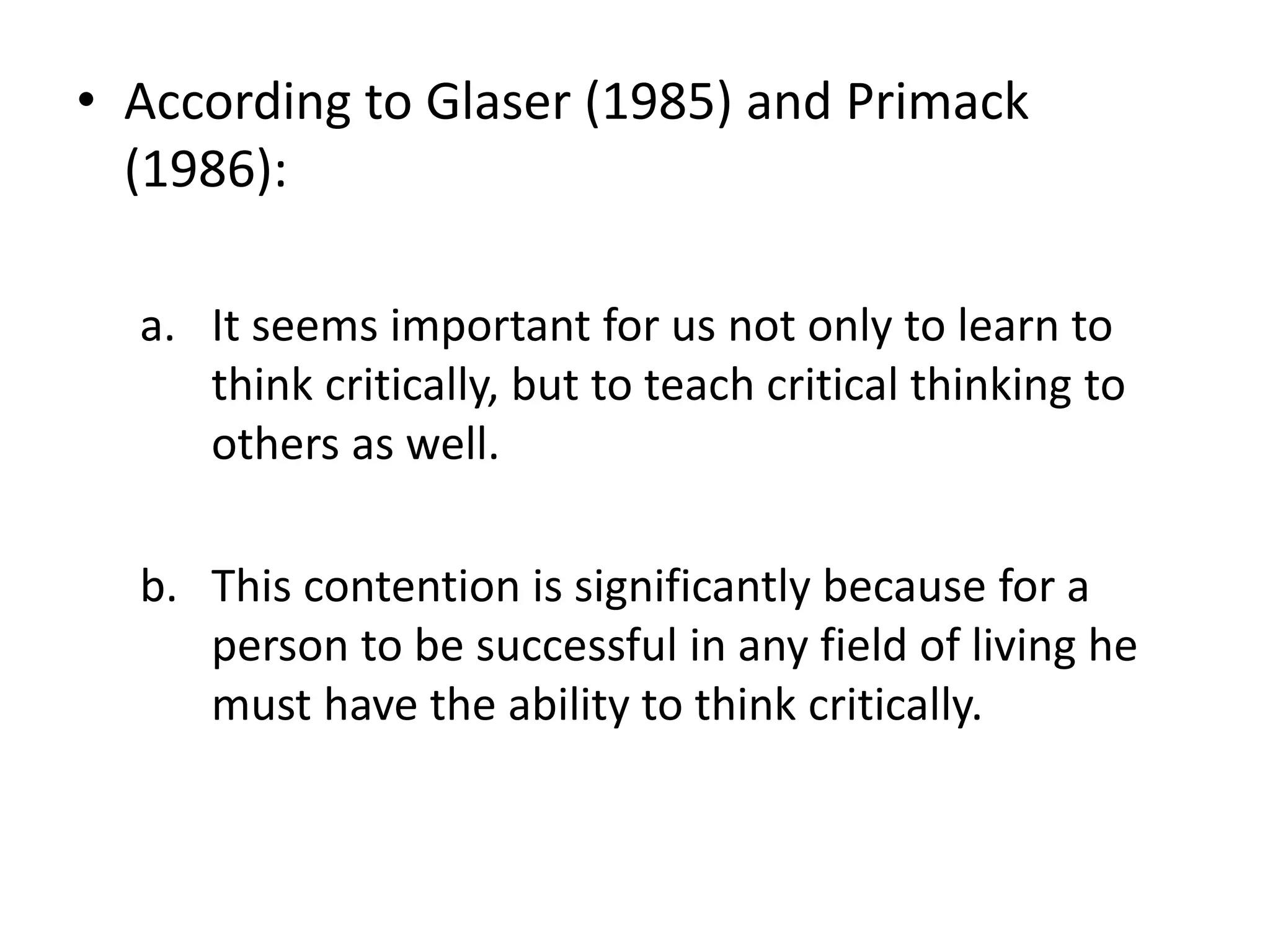 Critical thinking-basics-ppt | PPT