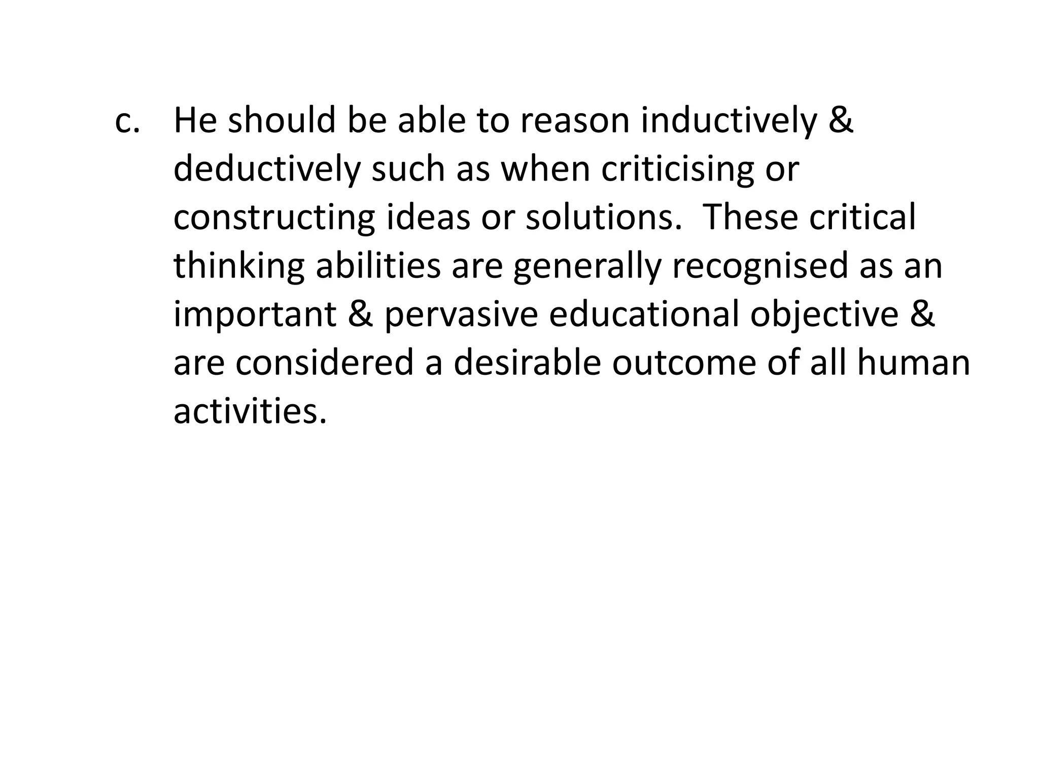 Critical thinking-basics-ppt | PPT