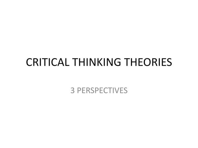 Critical thinking-basics-ppt | PPT