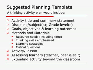 Critical Thinking In Education | PPT