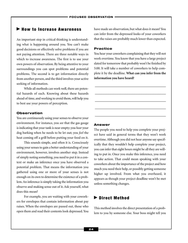 Critical Thinking Skills Success | PPT