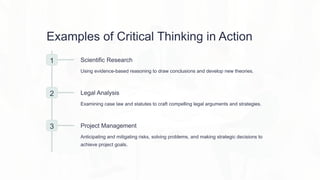 What is critical thinking and its characteristics | PPTX