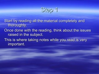 Critical analysis | PPT