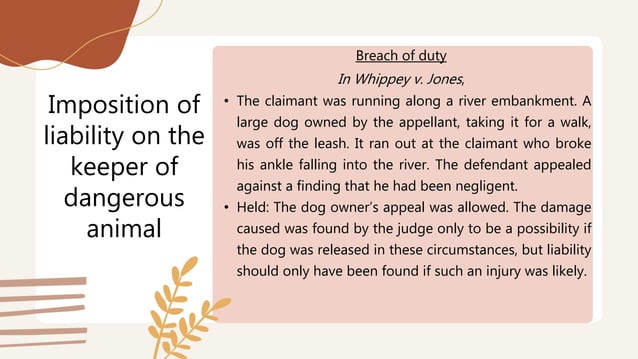Critical Analysis for Liability for Animals & Chattels [Autosaved].pptx