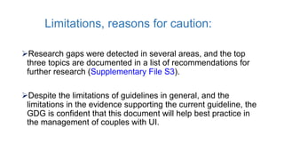 Critical Analysis of ESHRE Guidelines on Unexplained Infertility | PPTX