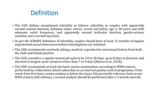Critical Analysis of ESHRE Guidelines on Unexplained Infertility | PPTX