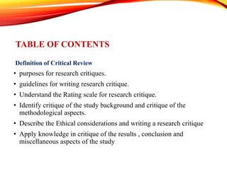 CRITICAL ANALYSIS OF RESEARCH.pptx