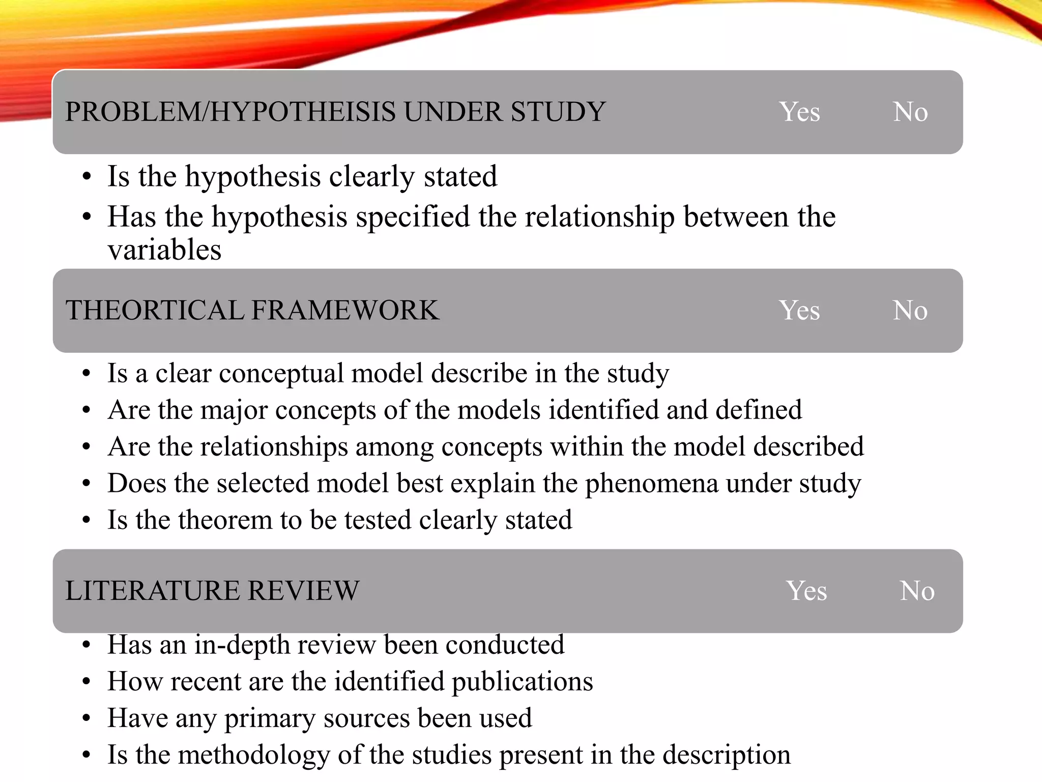 Critical analysis of research article | PPTX