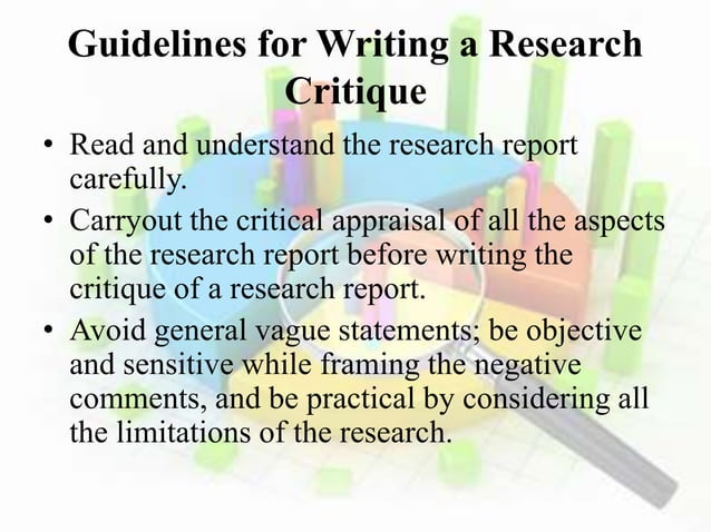 Critical analysis of research report | PPTX | Educational Assessment ...