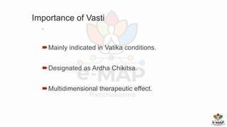 Critical analysis of role of Vasti Karma in Gridhrasi.pptx