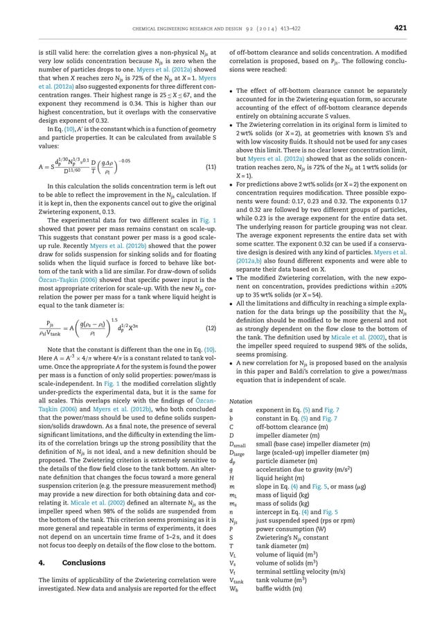 Critical analysis of zwietering correlation for solids | PDF ...