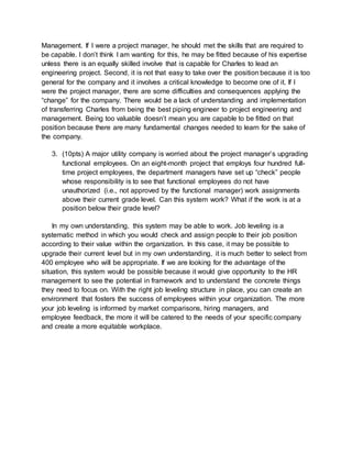 Critical Analysis on Project Management | DOCX
