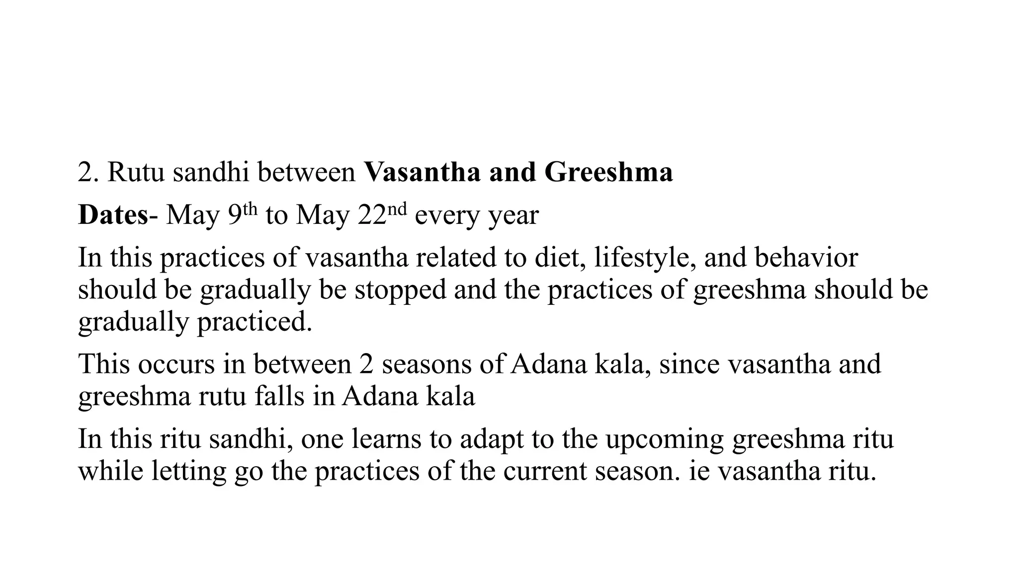 Critical analysis on Ritu Sandhi | PPTX