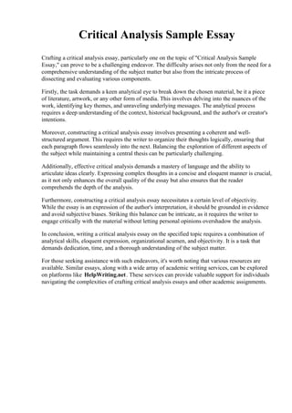 Critical Analysis Sample Essay.pdf