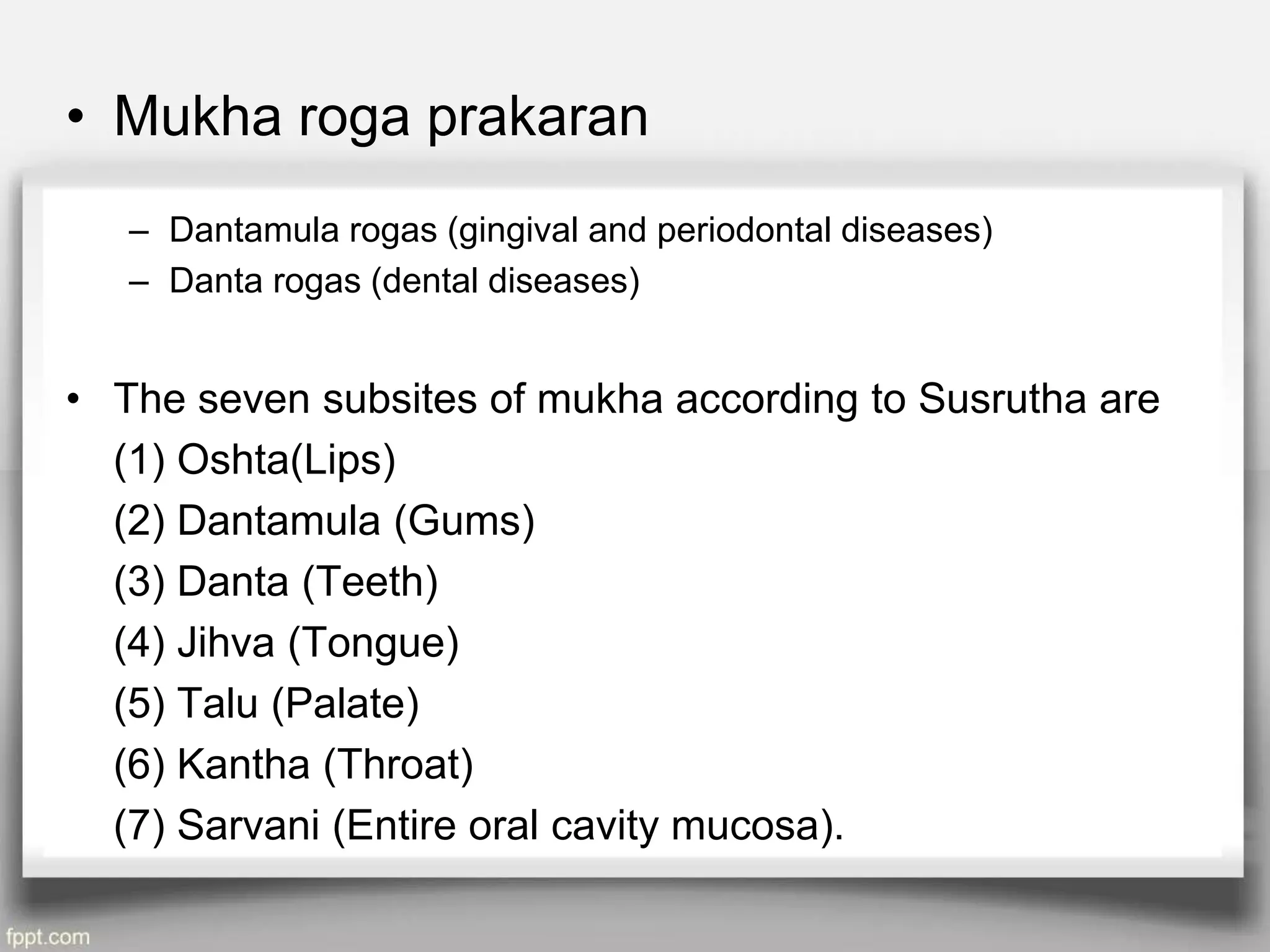 Critical anaysis on ayurvedic dentistry | PPTX