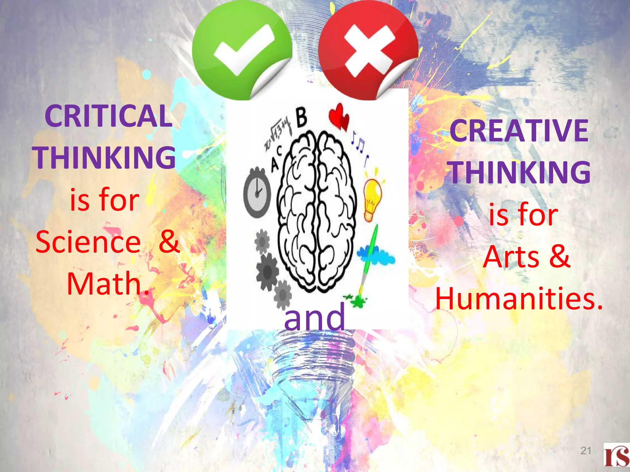 Critical and Creative thinking | PPT