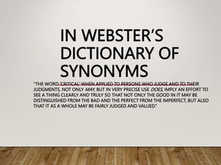 Critical and Creative Thinking.ppt