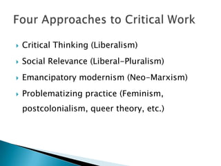 Critical applied linguistics | PPTX