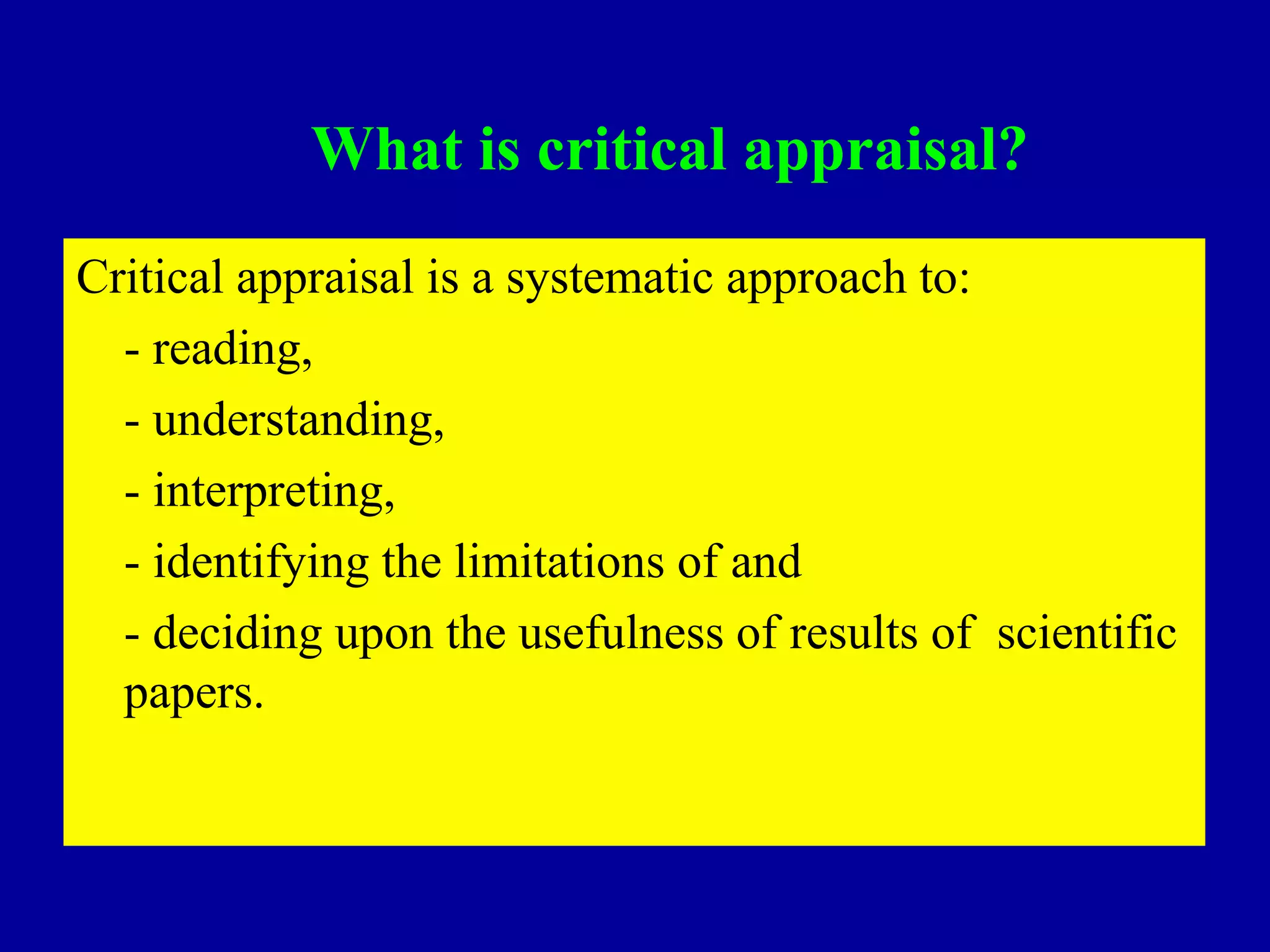 Critical Appraisal.pptx