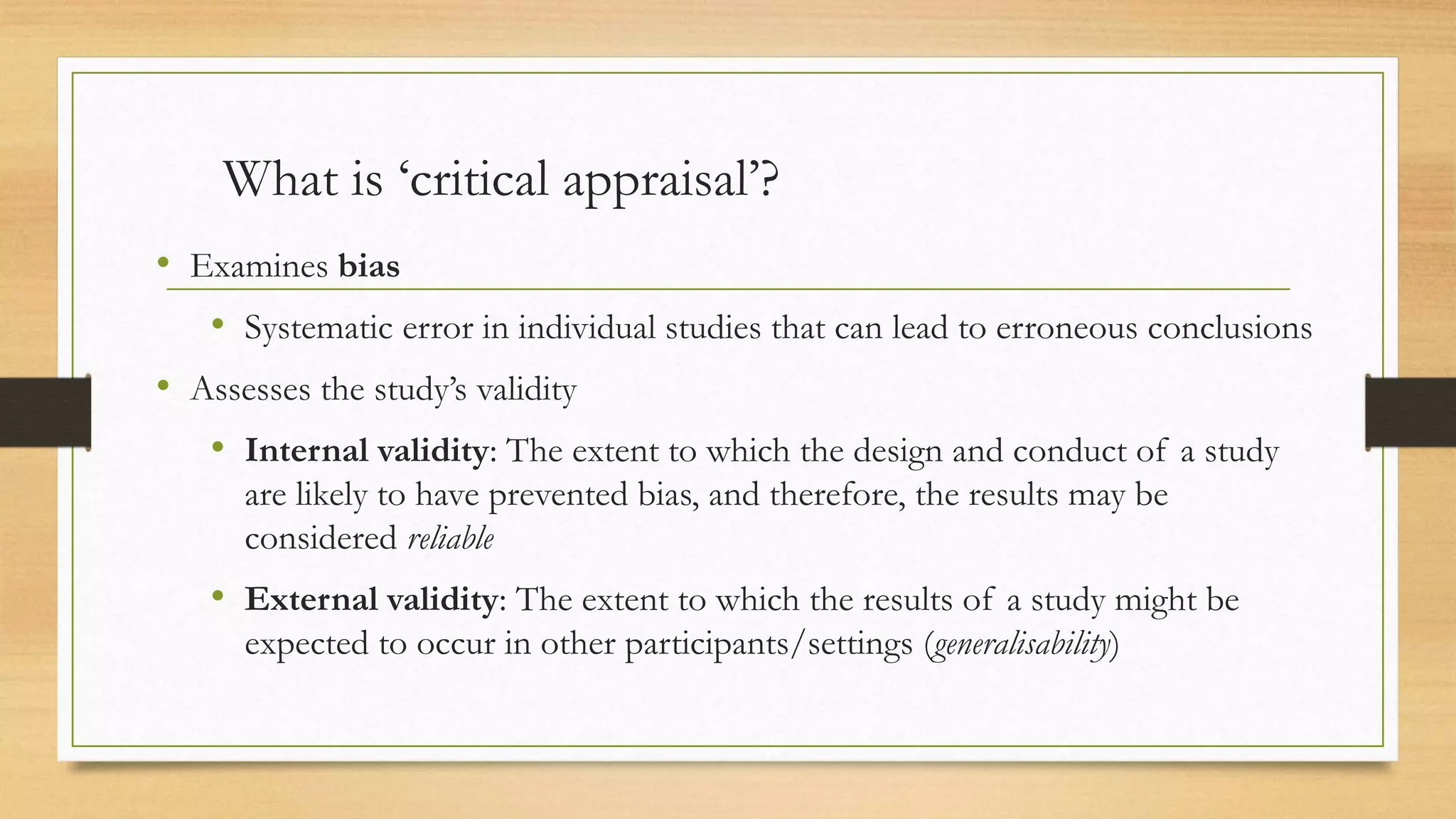 Critical appraisal-MP-2023.pptx