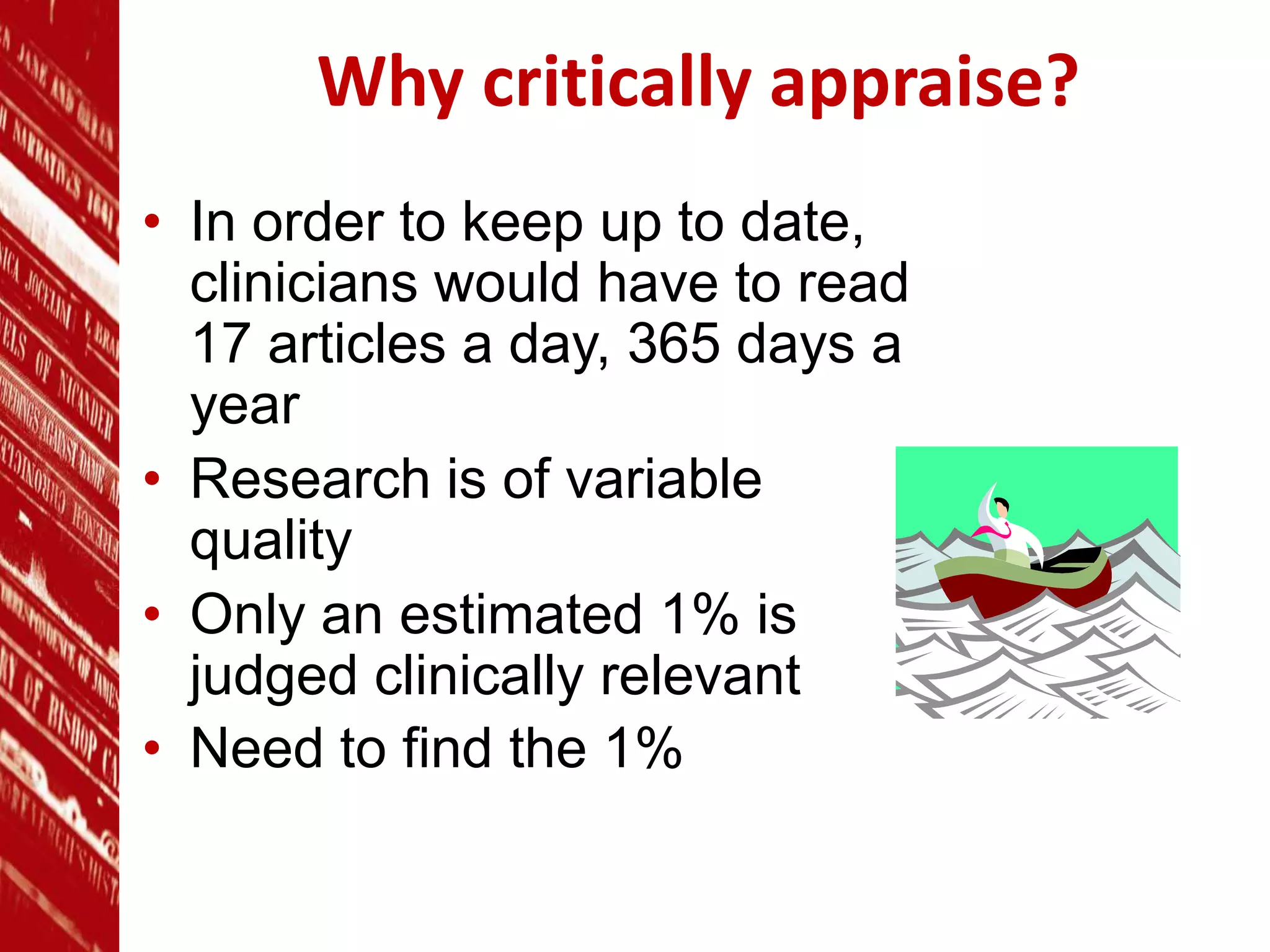 Critical appraisal | PPTX