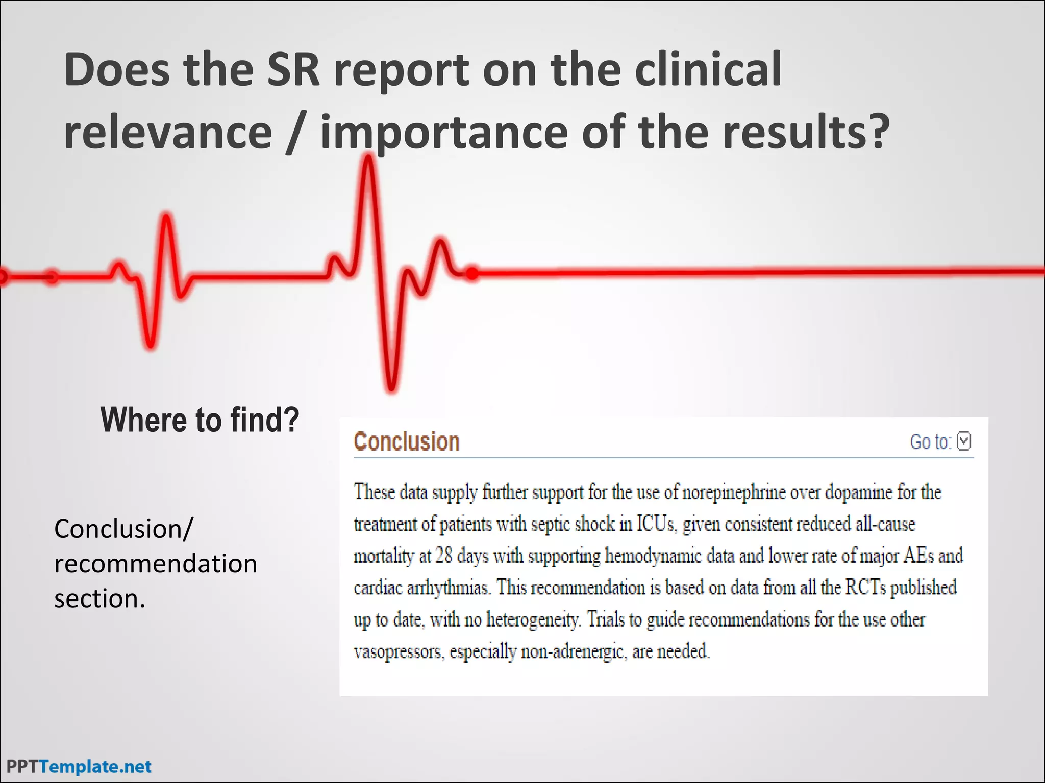 Critical appraisal example systematic review and meta-analysis | PPT
