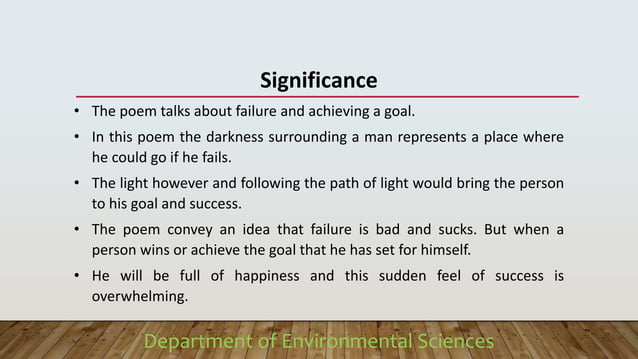 Critical appreciation of poem "The wind begun to rock the grass" by ...