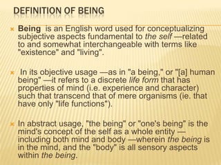 Critical appreciation being presentation | PPTX