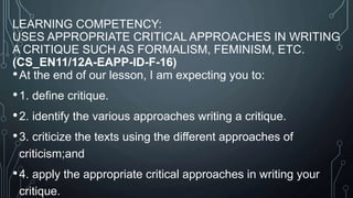 Critical approaches in writing critique.pptx