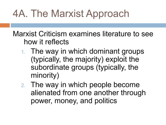 CRITICAL APPROACHES TO LITERATURE | PPTX