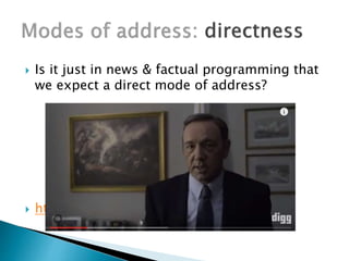 Critical approaches - modes of address | PPT