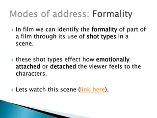 Critical approaches - modes of address | PPT