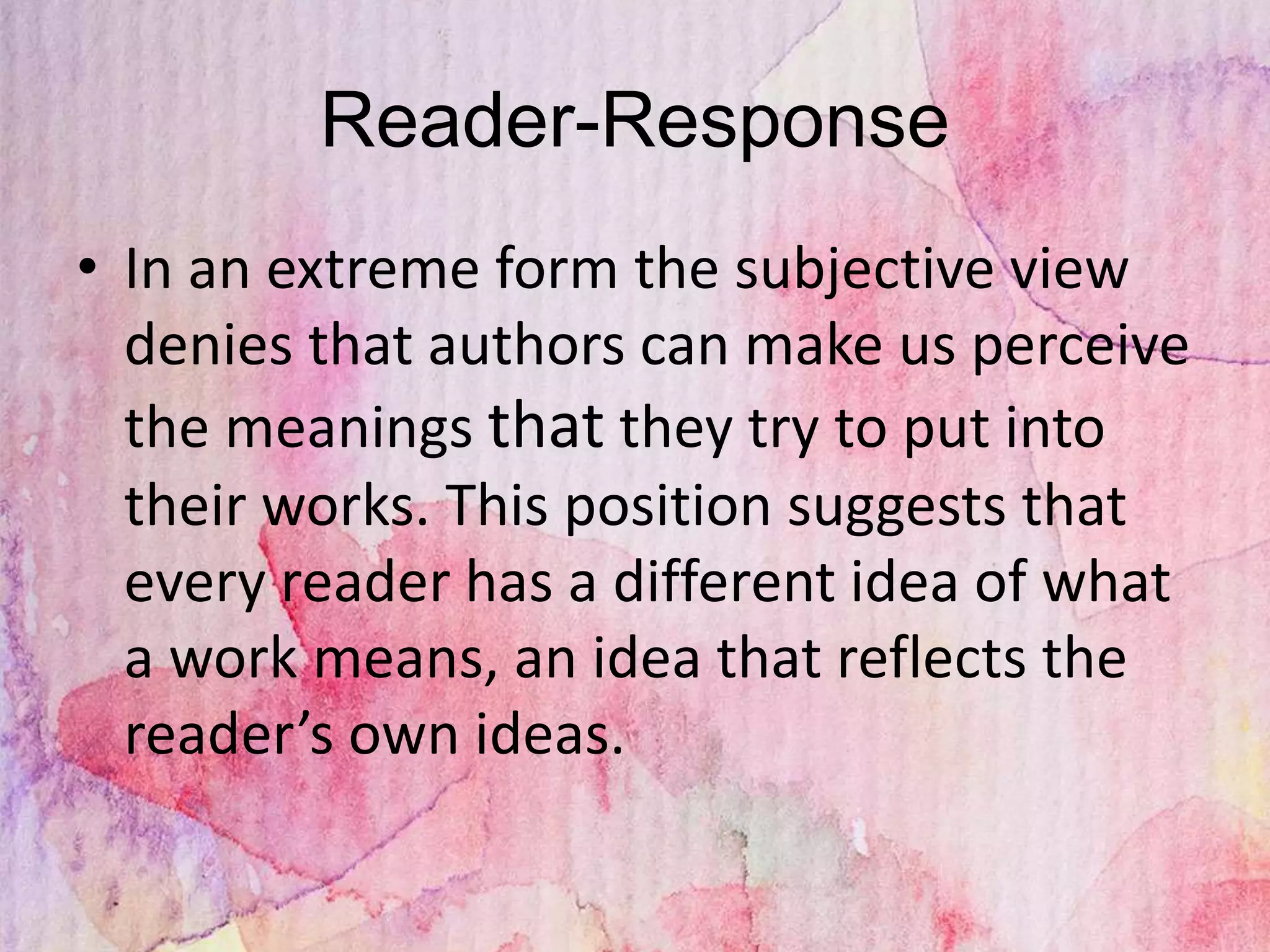 Critical Approaches: Types of Literary Criticism | PPTX