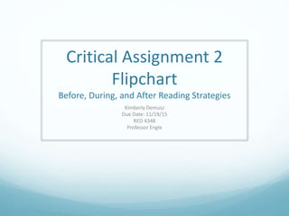 Critical assignment 2 Kimberly Demusz | PPTX