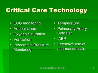 Critical Care Unit Design