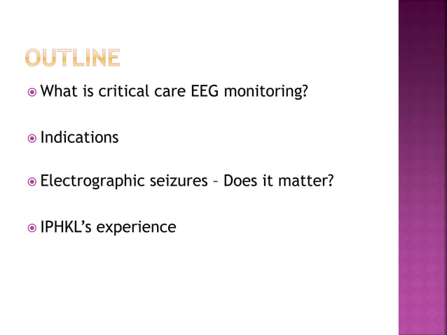 Critical care eeg monitoring | PDF | Brain and Nervous System Disorders ...