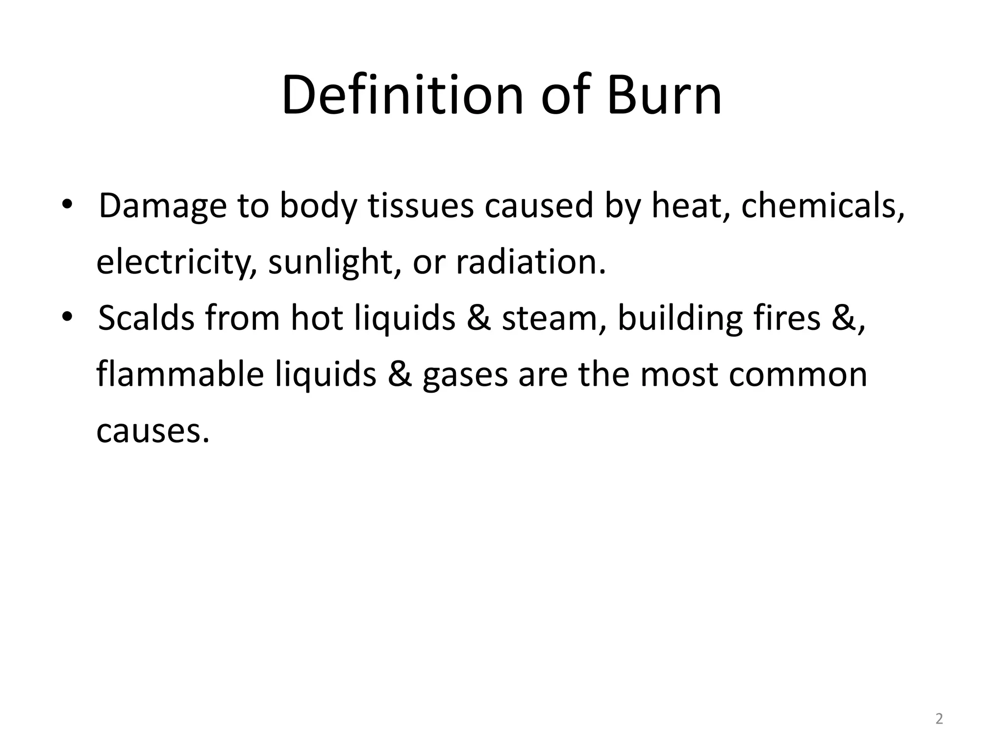 Critical care in burns patients | PPTX