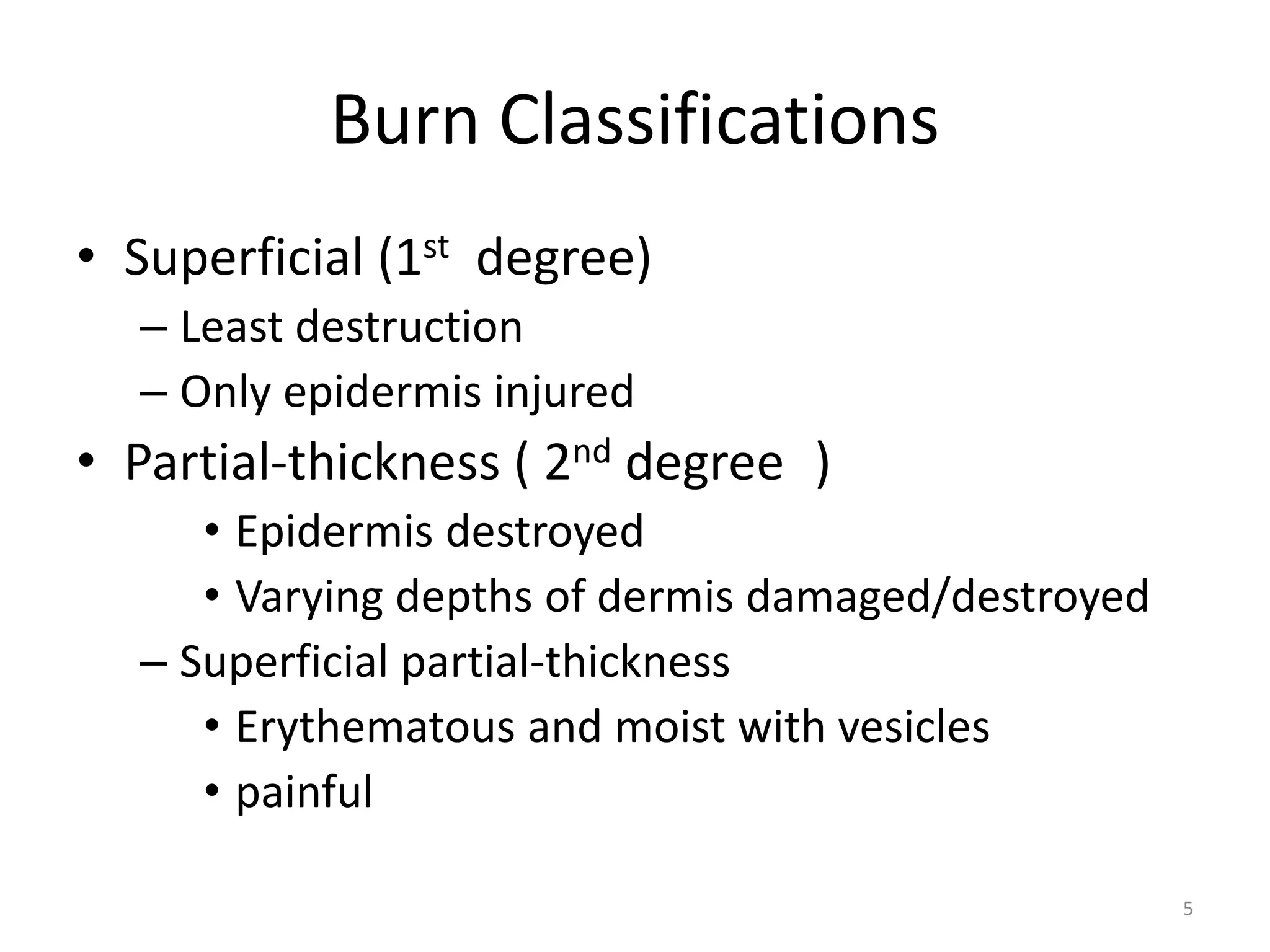 Critical care in burns patients | PPTX