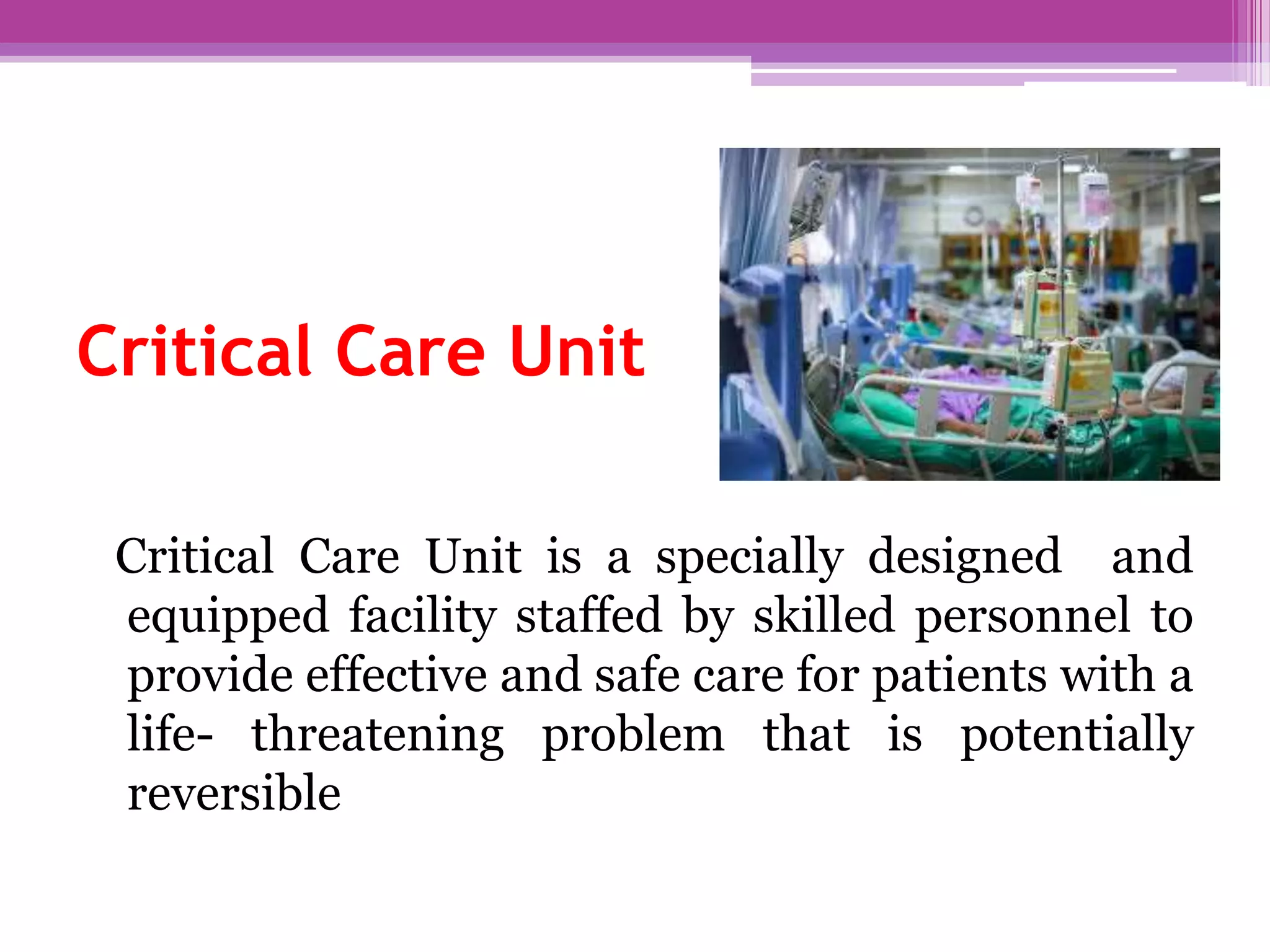 Critical care nursing | PPTX