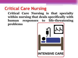 Critical care nursing | PPTX
