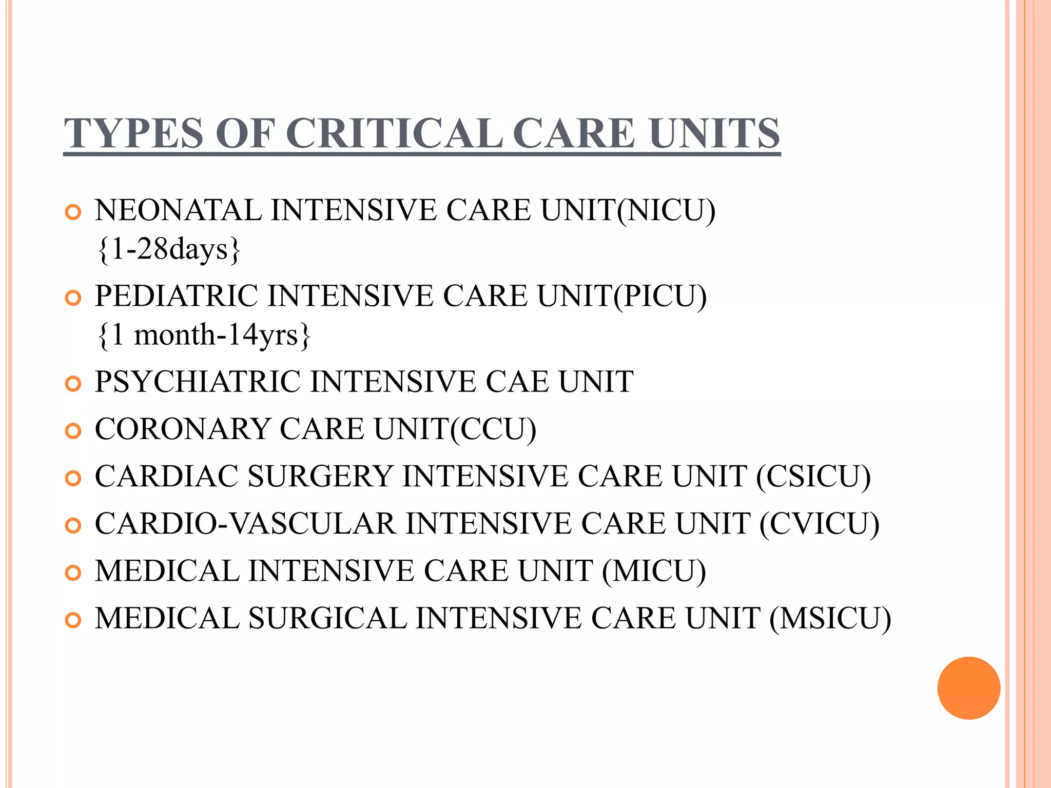 Critical care Nursing . | PPTX