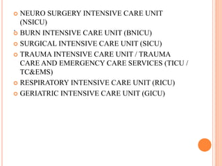 Critical care Nursing . | PPTX
