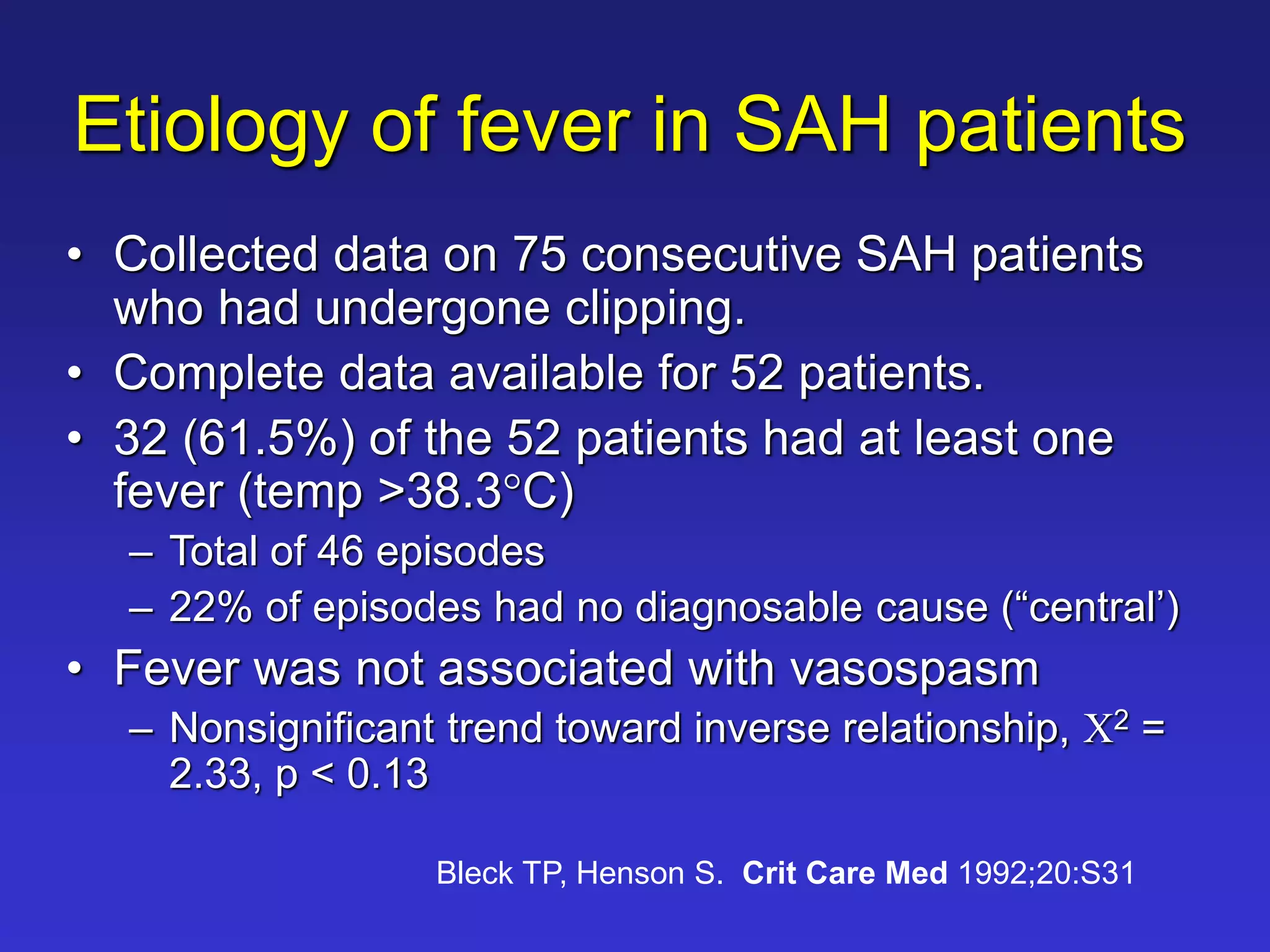 Critical care of the patient with acute subarachnoid hemorrhage.ppt
