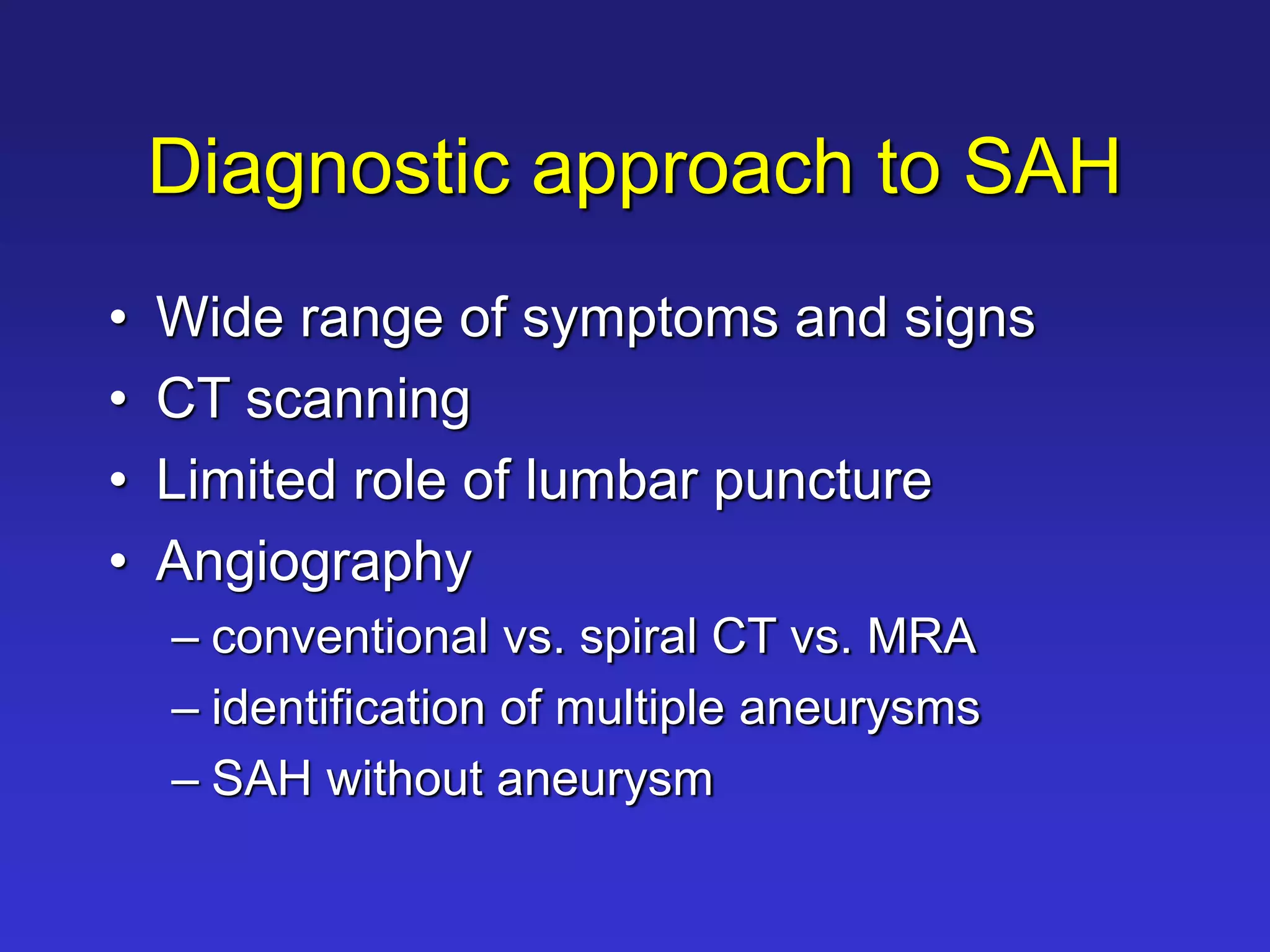 Critical care of the patient with acute subarachnoid hemorrhage.ppt