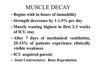 Critical care rehabiitiaon | PPTX