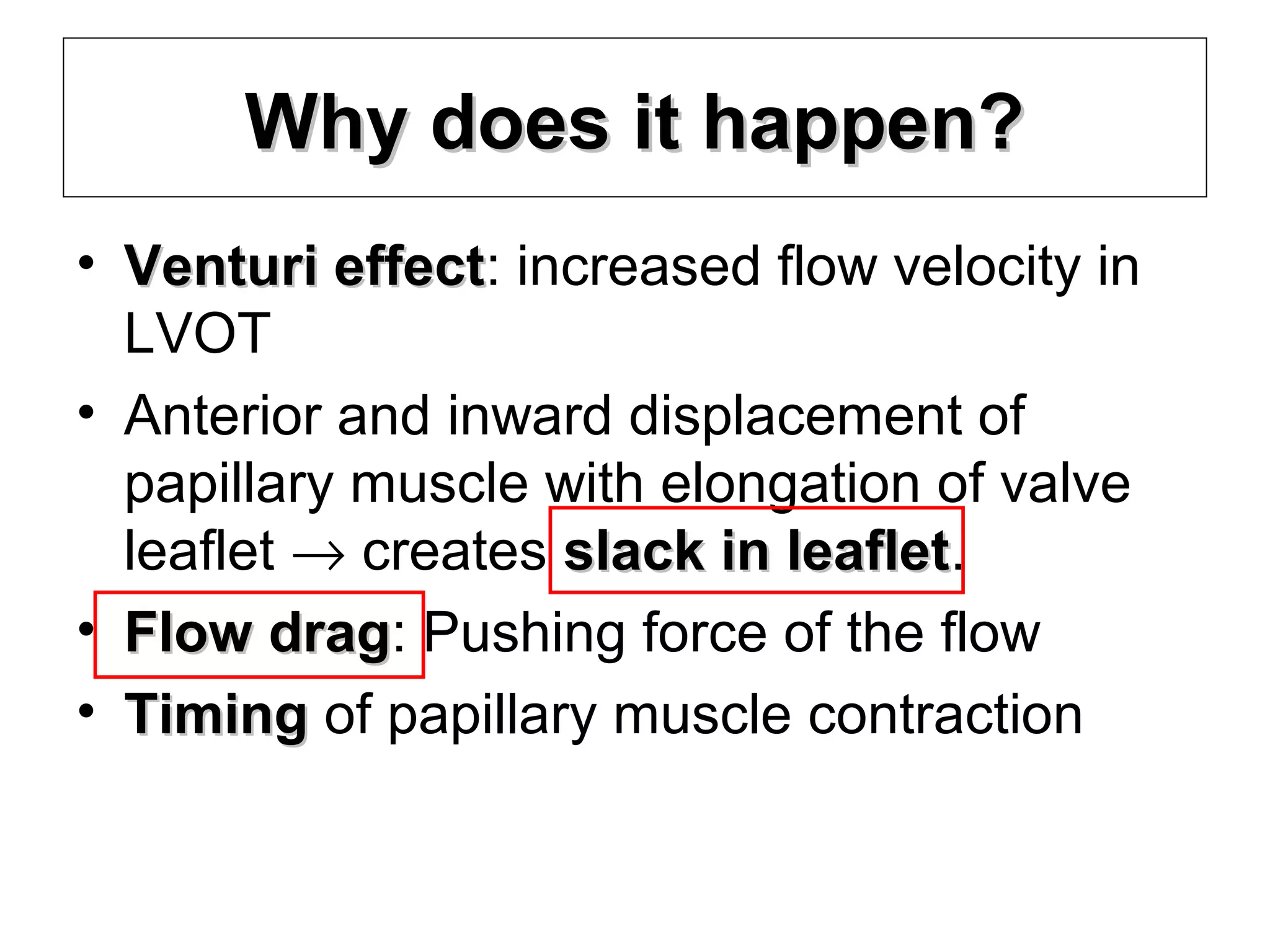 Systolic anterior motion of mitral valve - SAM | PPT | Heart and ...