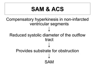 Systolic anterior motion of mitral valve - SAM | PPT