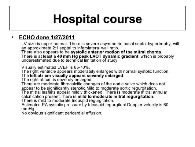 Normal Lv Size And Systolic Function | Paul Smith